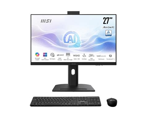 Моноблок MSI Modern AM273QP AI 1UM-002XRU 27" WQHD(2560x1440)/Core ...