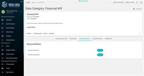 Blindata Help How To Assign Stewardship Responsibilities