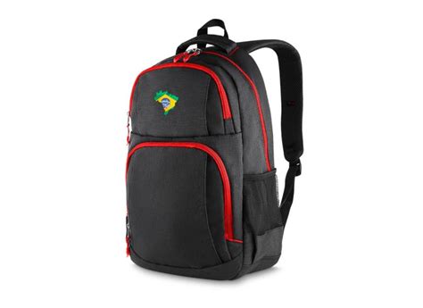 Mochila Bandeira Mapa do Brasil Bordado Escolar Notebook em Promoção é no Buscapé
