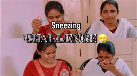 Sneezing Challenge 🤧🤣😂 Youtube