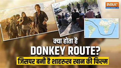 Dunki या Donkey Route क्या है जिसपर शाहरुख खान की बनी है फिल्म इसपर