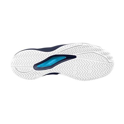 Wilson Rush Pro Ace Mens Tennis Shoes White Peacoat Vivid Blue Strung Out