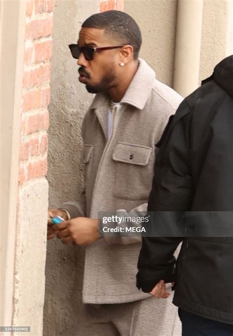 Michael B Jordan Is Seen Arriving At Jimmy Kimmel Live On News Photo Getty Images
