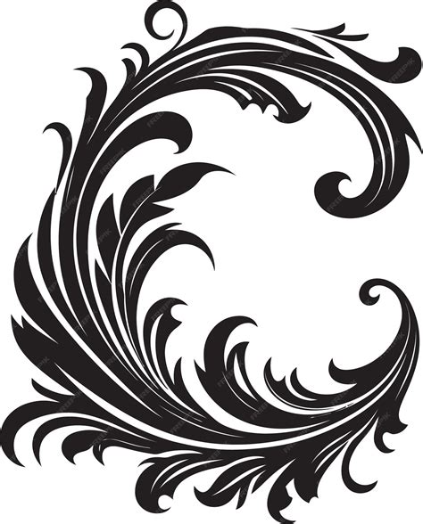 Premium Vector Chiseled Serenity Sculpted Letter C Vector Font Cosmic