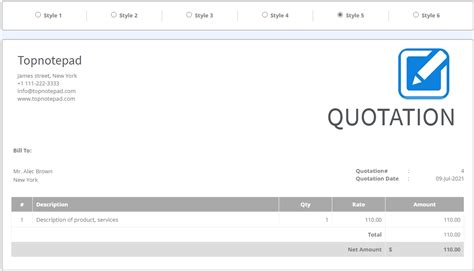 Seo Quotation Sample