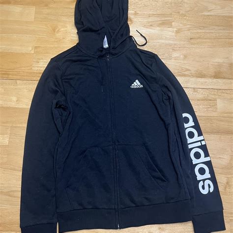 Womens Small Adidas Zip Up Hoodie Depop