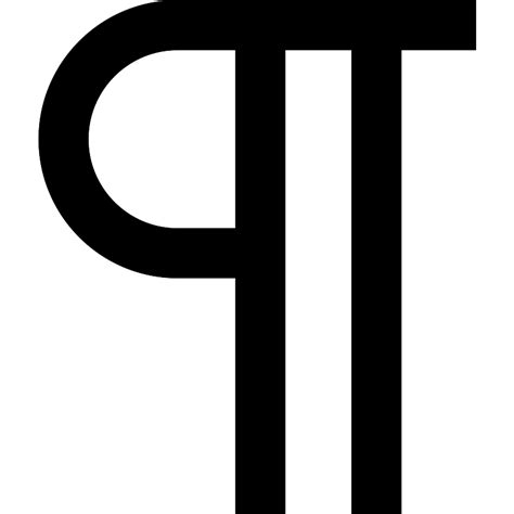 Paragraph Vector SVG Icon SVG Repo