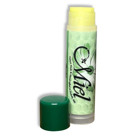Peppermint Beeswax Lip Balm Miel Duluth