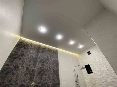 Натяжной Потолок В Ванной С Подсветкой Collection Design Ru