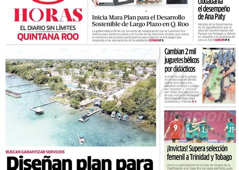Portadas De Prensa En Quintana Roo 06 De Diciembre Del 2023