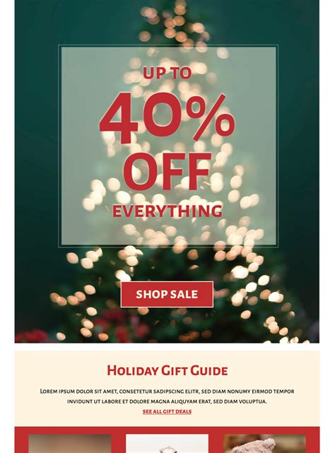 Holiday Email Marketing Resources Mail Designer Create And Send