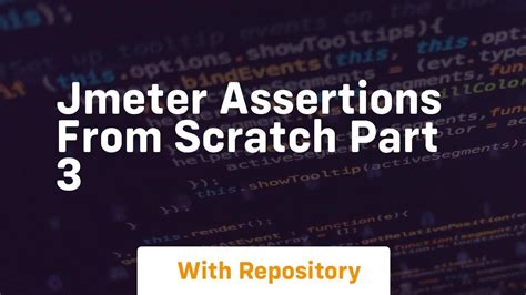 Jmeter Assertions From Scratch Part 3 Youtube