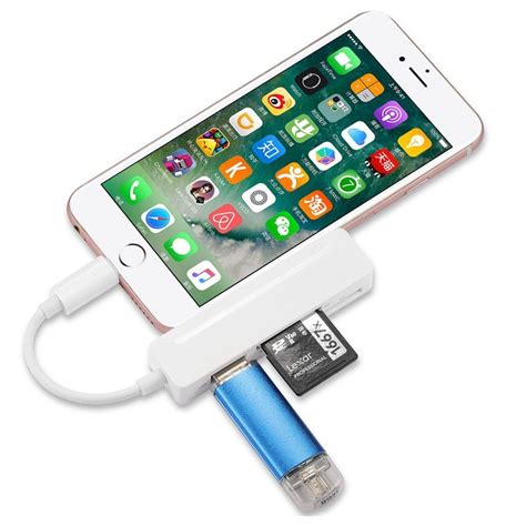 4 In 1 Multi Card Cf Sd Tf Ms Reader 8 Pin Usb 3 0 Hub