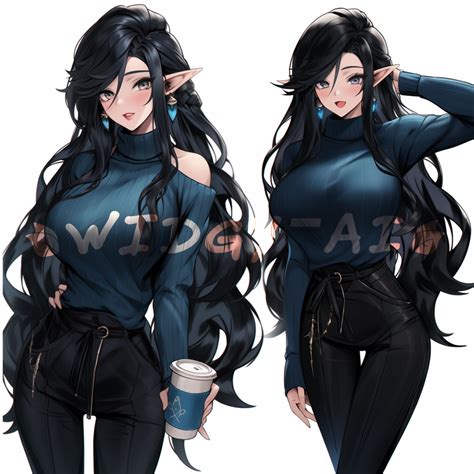 Coffee Cutie Elf Ai Adopt 6 Open By Widgy Ai On Deviantart