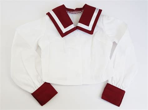 【単品 制服コーデ】dds Dd Dddy スマートドール S スクエアセーラーブラウス（ワイン） 【60cm】単品商品 制服コーデ