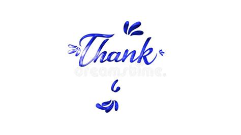 Thank You Handwriting Animated Suitable For Celebration Wishes