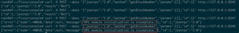 Jsonrpc调用报 Rpc Module Initialization Is Incomplete · Issue 1633