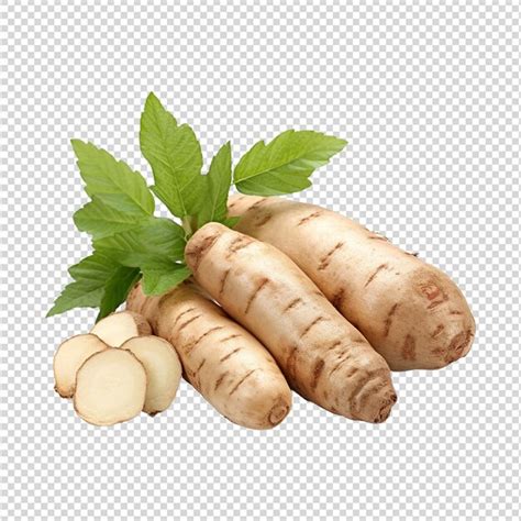 Cassava Isolated On A White Background Premium Ai Generated Psd