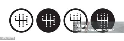 변속기 자동차 아이콘 세트 기어 박스 벡터 아이콘 컬렉션 자동차 기어 기호 변속기 수동 기호 5에 대한 스톡 벡터 아트 및 기타 이미지 Istock