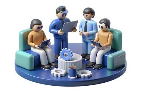 3d Candid Ai Enhanced Data Strategy Session Concept Team Collaboration On Precision Datadriven