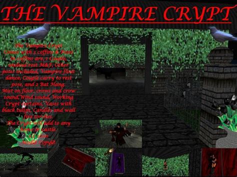 Second Life Marketplace The Vampire Crypt Boxed
