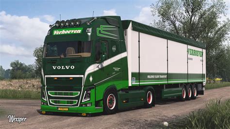 Volvo Fh Verhoeven Transport Skin Pack V Allmods Net