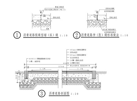 园林景观 园林景观伸缩缝做法 土木在线