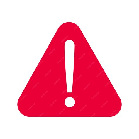 Premium Vector Attention Caution Danger Icon Exclamination Point Mark