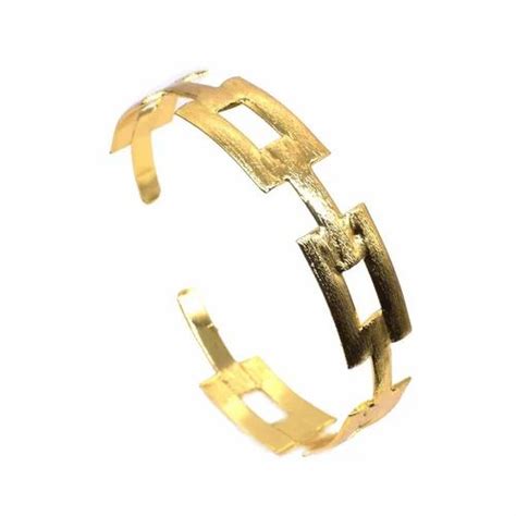 Gold Brass Hollow Out Cuff Bangle At 240 Piece In Jaipur ID