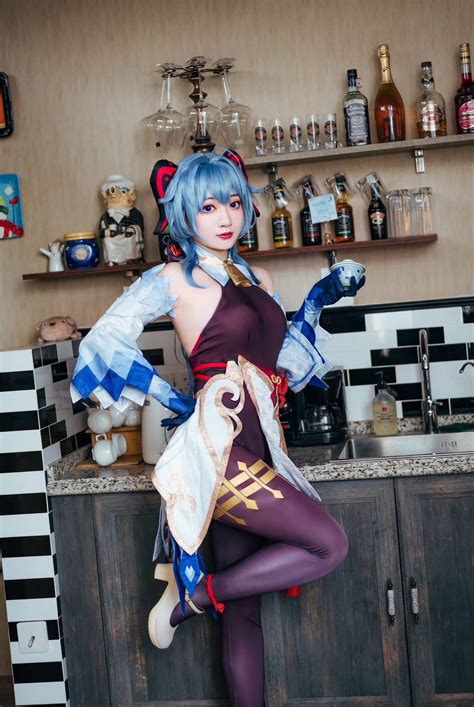 《原神》甘雨cosplay 次元岛