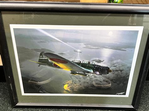Lot Signed And Numbered Jap Zero Airplane