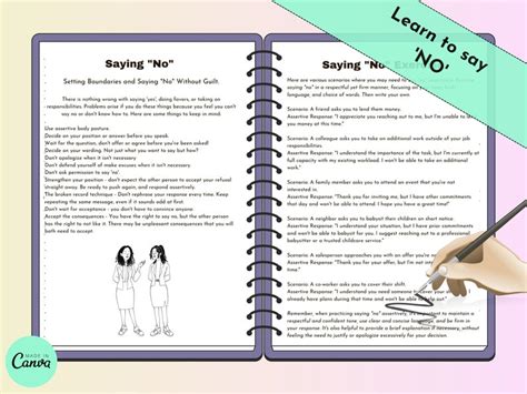 Assertiveness Workbook For Building Confidence And Effective