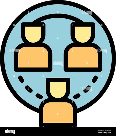 Blockchain Business Icon Outline Blockchain Business Vector Icon For Web Design Isolated On