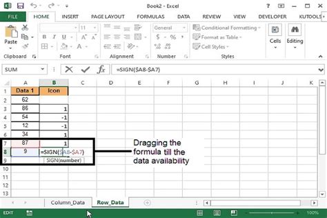 How To Compare Adjacent Cells With Conditional Formatting Icon Sets In Excel
