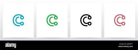 Circle At The End Of Letter Outline C Stock Vector Image And Art Alamy