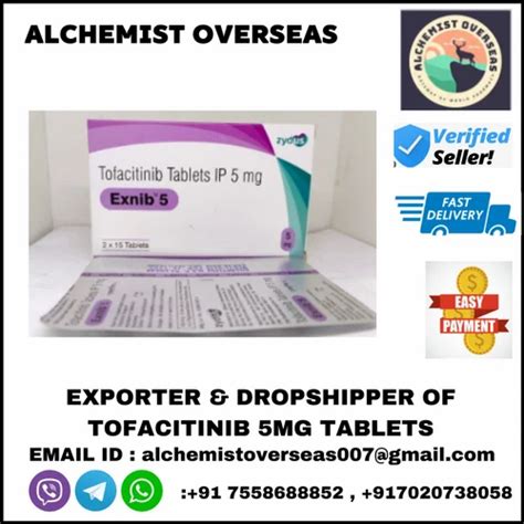 Exnib Tofacitinib 5mg Tablets At ₹ 500 Stripe Tofacitinib Tablets In
