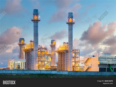 Gas Fired Power Plant Image Photo Free Trial Bigstock