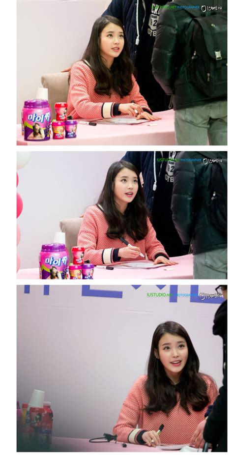 아이유 사인회 직찍 멀리서 봐도 자체발광 인형 미모