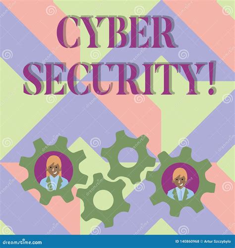 Handwriting Text Writing Cyber Security Concept Meaning Online