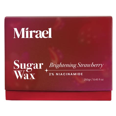 Jual Mirael Sugar Wax Brightening Strawberry Sugar Waxing Kit New