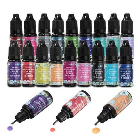 10g Color Uv Resin Hard Ultraviolet Light Curing Cure Activated Glue 18