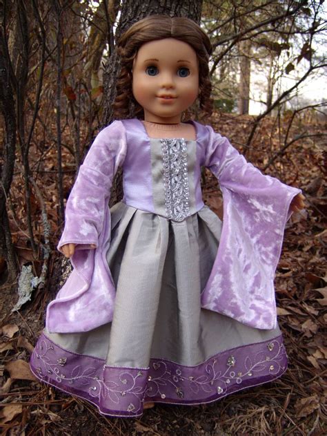 Lilac Forest Tudorrenaissance Costume Dress For American Girl