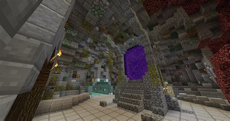 So I Started With My Nether Hub 😍 Minecraft
