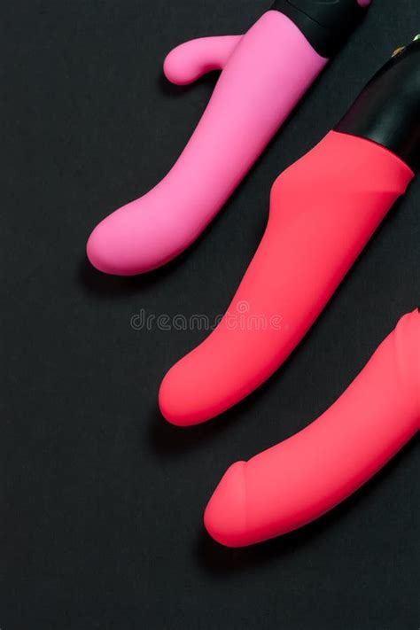 Pink Vibrators For Girls Sex Toys Sex Gadgets And Masturbation Devices Three Pink On A Black