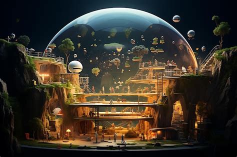 Premium Ai Image Nano World Discoveries