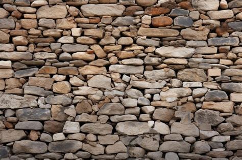 Premium Photo Architectural Wonders Rough Stonewall Superb Structure