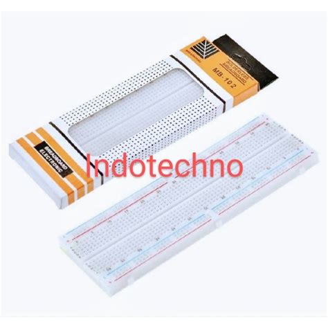 Jual Breadboard Pcb Mb102 Jumper Arduino Uno Bread Board Shopee Indonesia