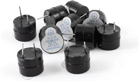 Amazon Com Aexit 10 Pcs Security Surveillance 12x9mm DC 5V 2 Terminals Industrial Horns