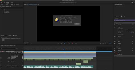 character error replay trigger depth exceeded adobe product community