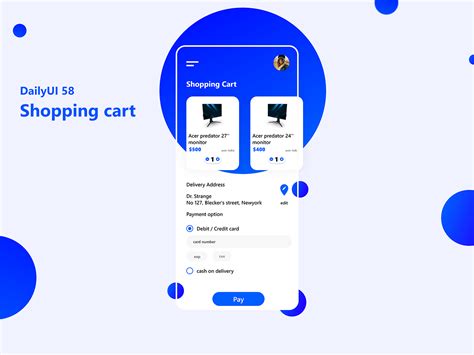 Shopping Cart UI Design Daily Ui Day 58 On Behance